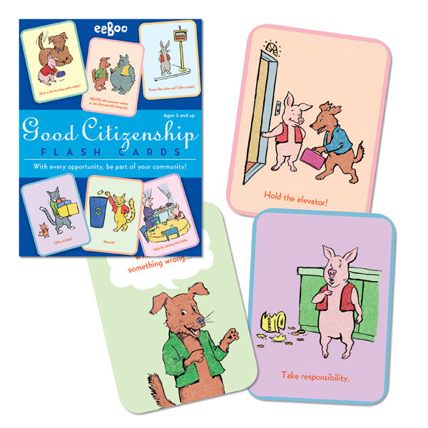 Eeboo | Good Citizenship Flashcards · Toy Fiesta